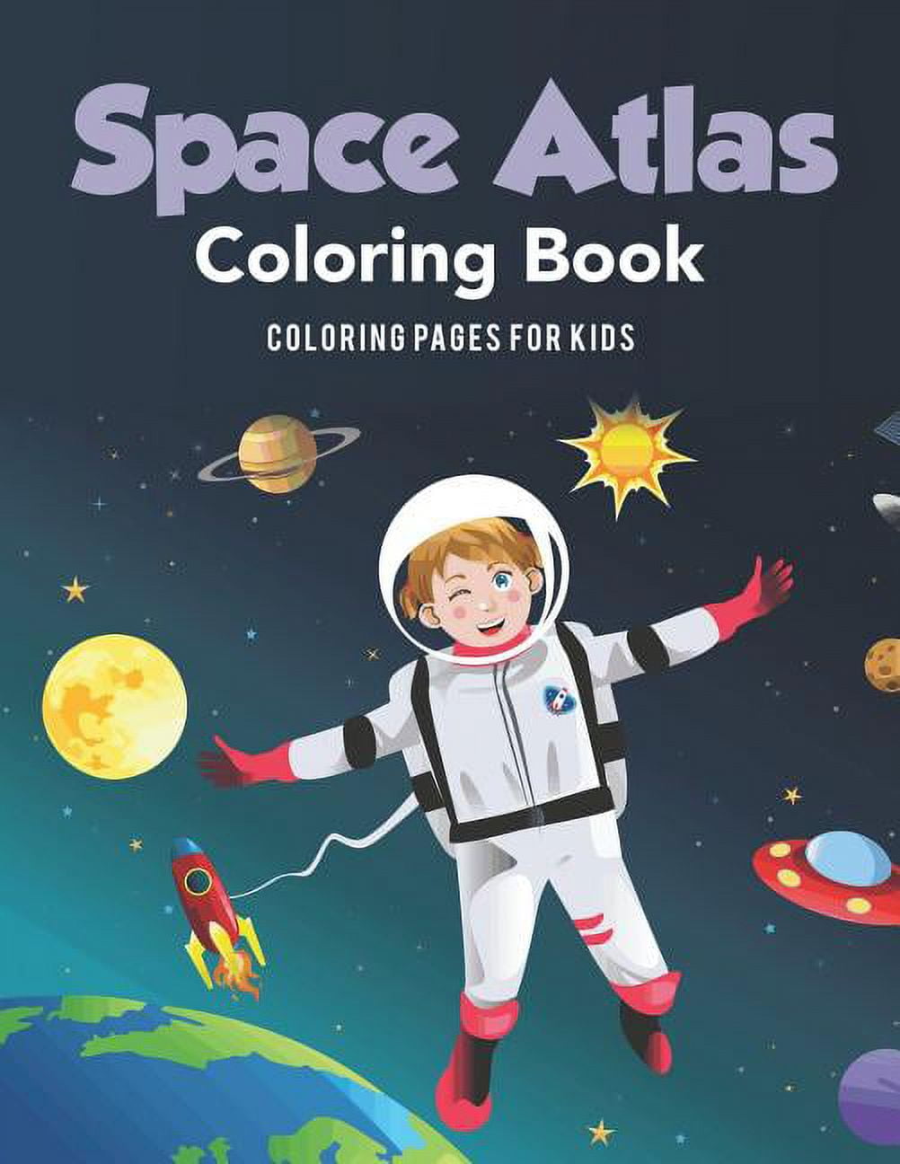 Space Atlas Coloring Book (Paperback) - Walmart.com