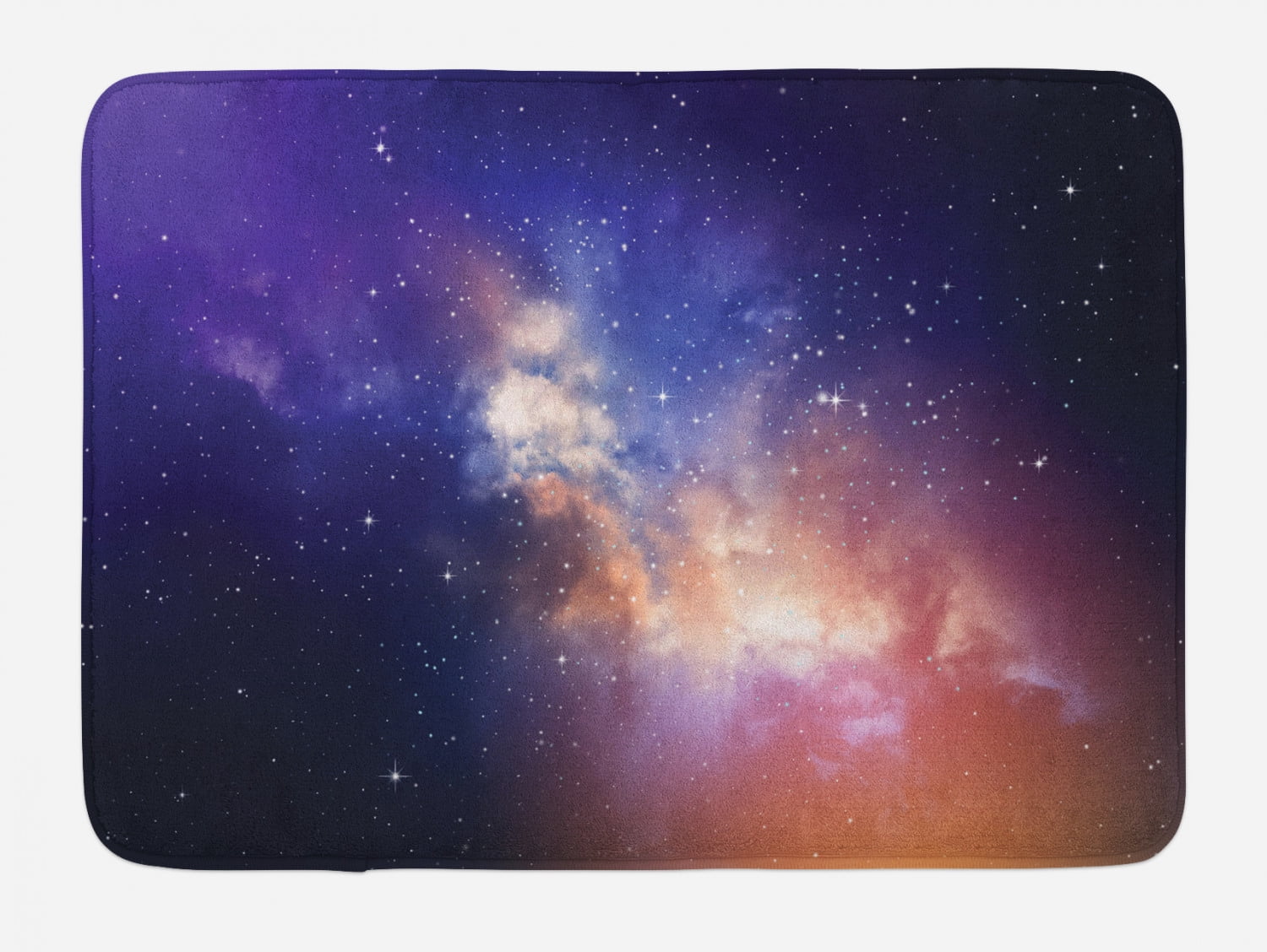 Space Bath Mat, Stars in Sky Supernova Comet Constellation Universe ...