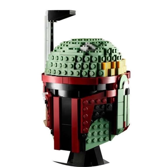 Space Battle Fighter Pilot Helmet Building Blocks Desk Decoration Bobas ...