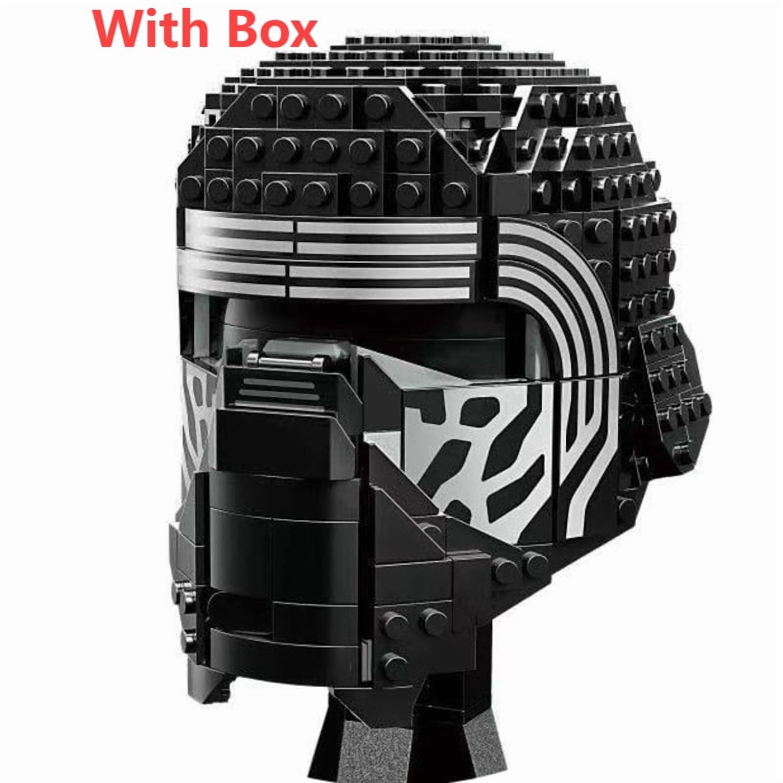 Space Battle Fighter Pilot Helmet Building Blocks Desk Decoration Bobas ...