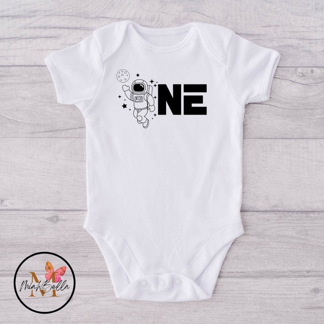 Space Birthday Onesie Outer Space Onesie First Trip Around Sun Onesie ...