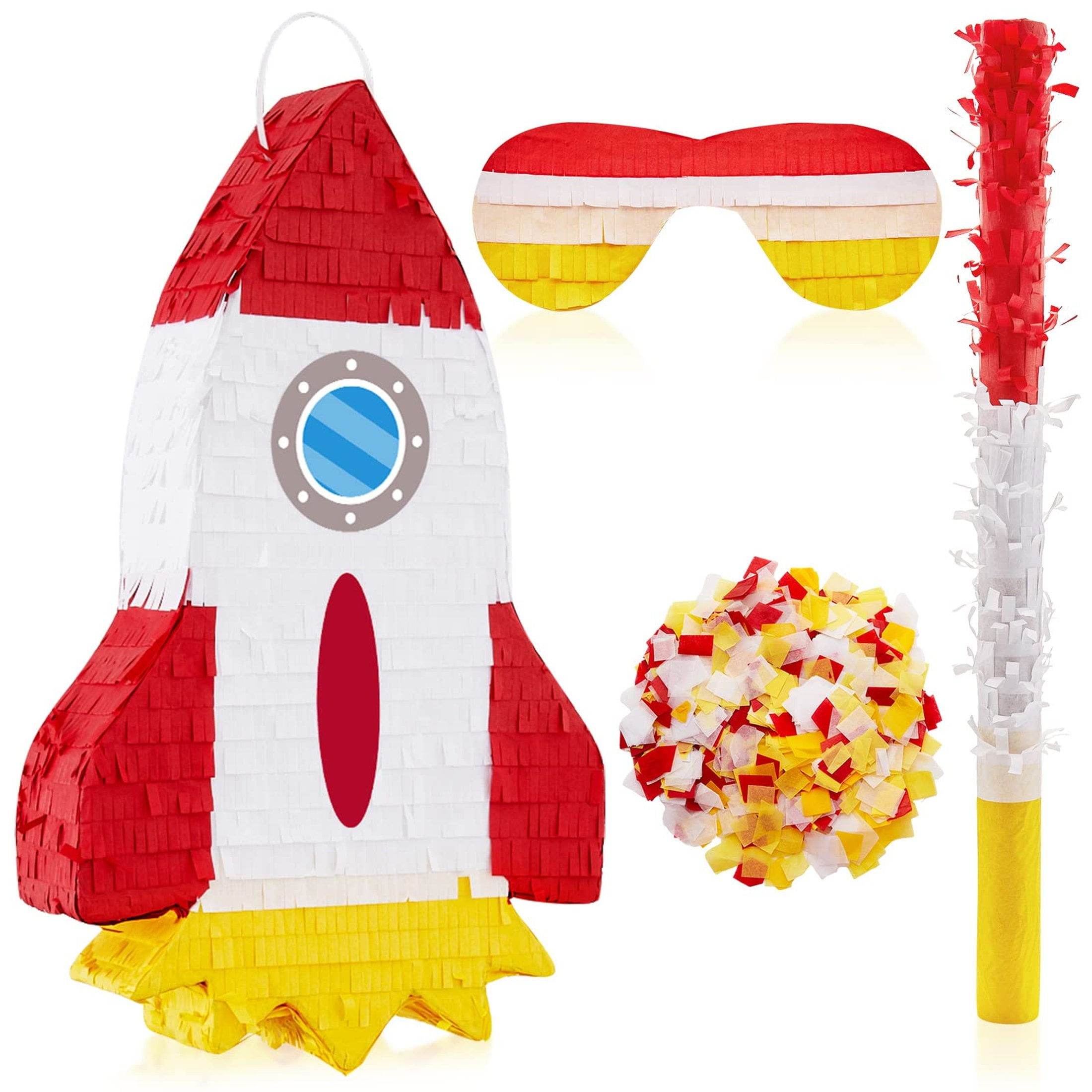 Space Blast Pinata Kit - Astronaut Rocket Ship Party Supplies with ...