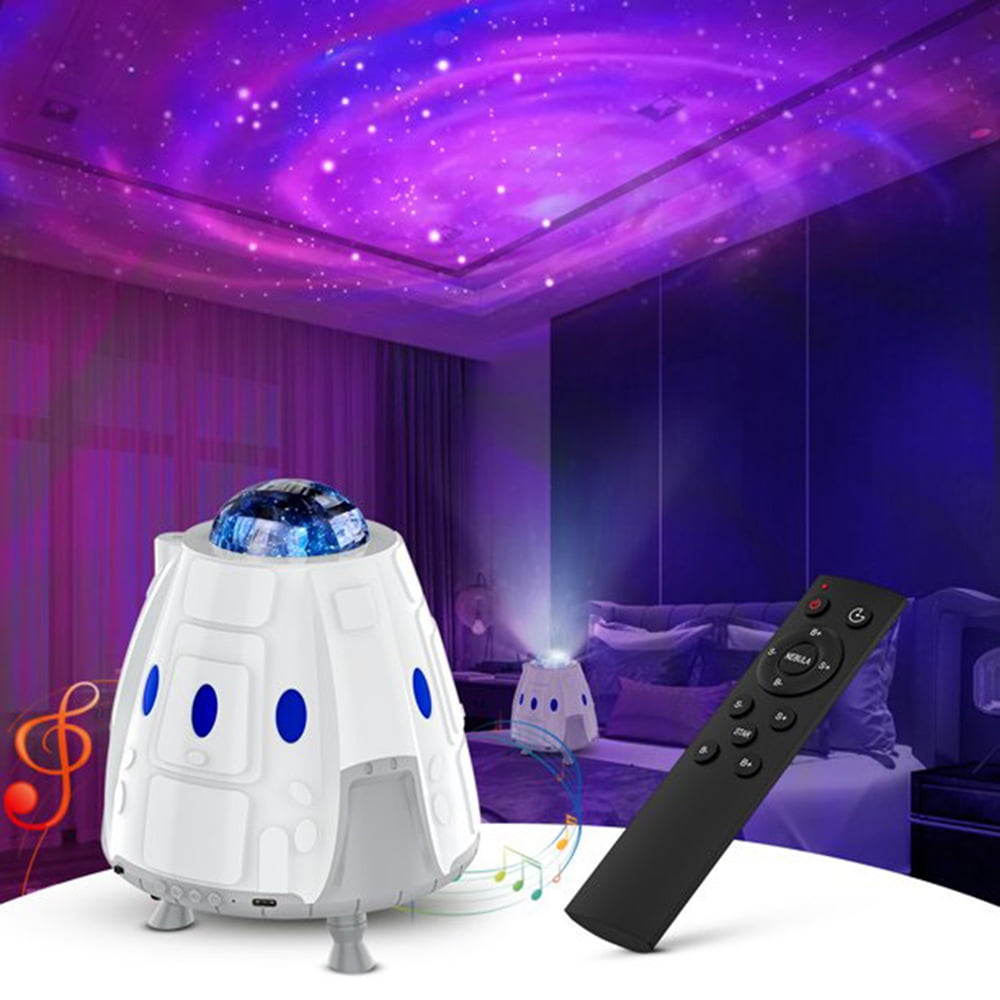 Space Capsule Star Projector, Remote Control LED Star Projector Night ...