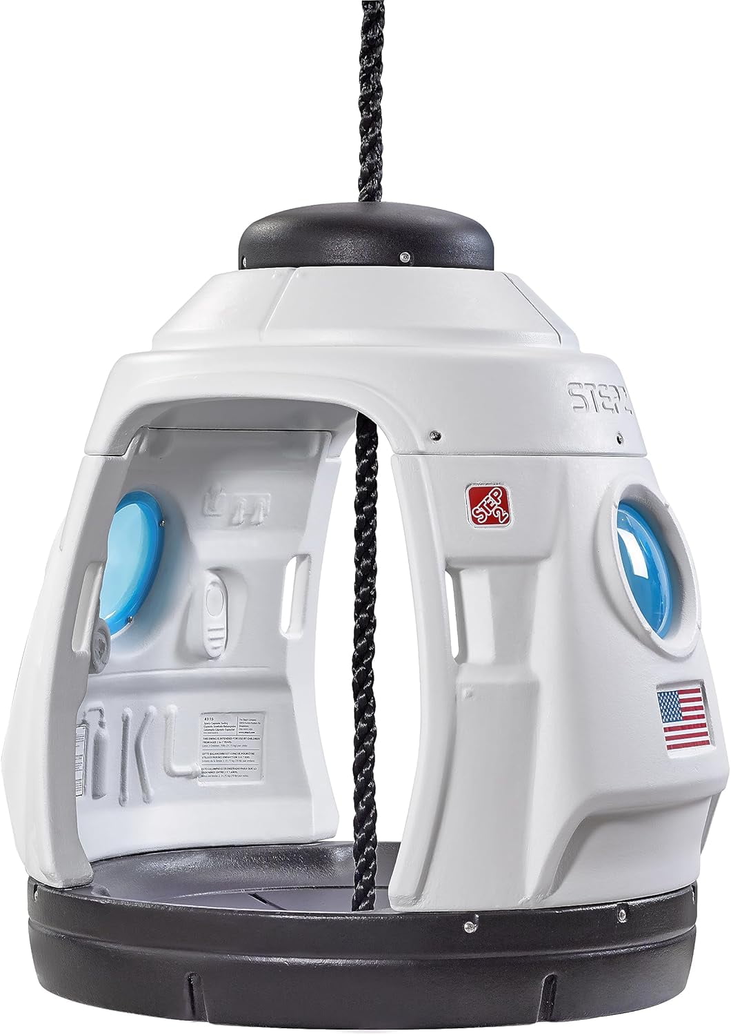 Space Capsule Swing, Kids Indoor/Outdoor Swing or Playhouse, Backyard ...