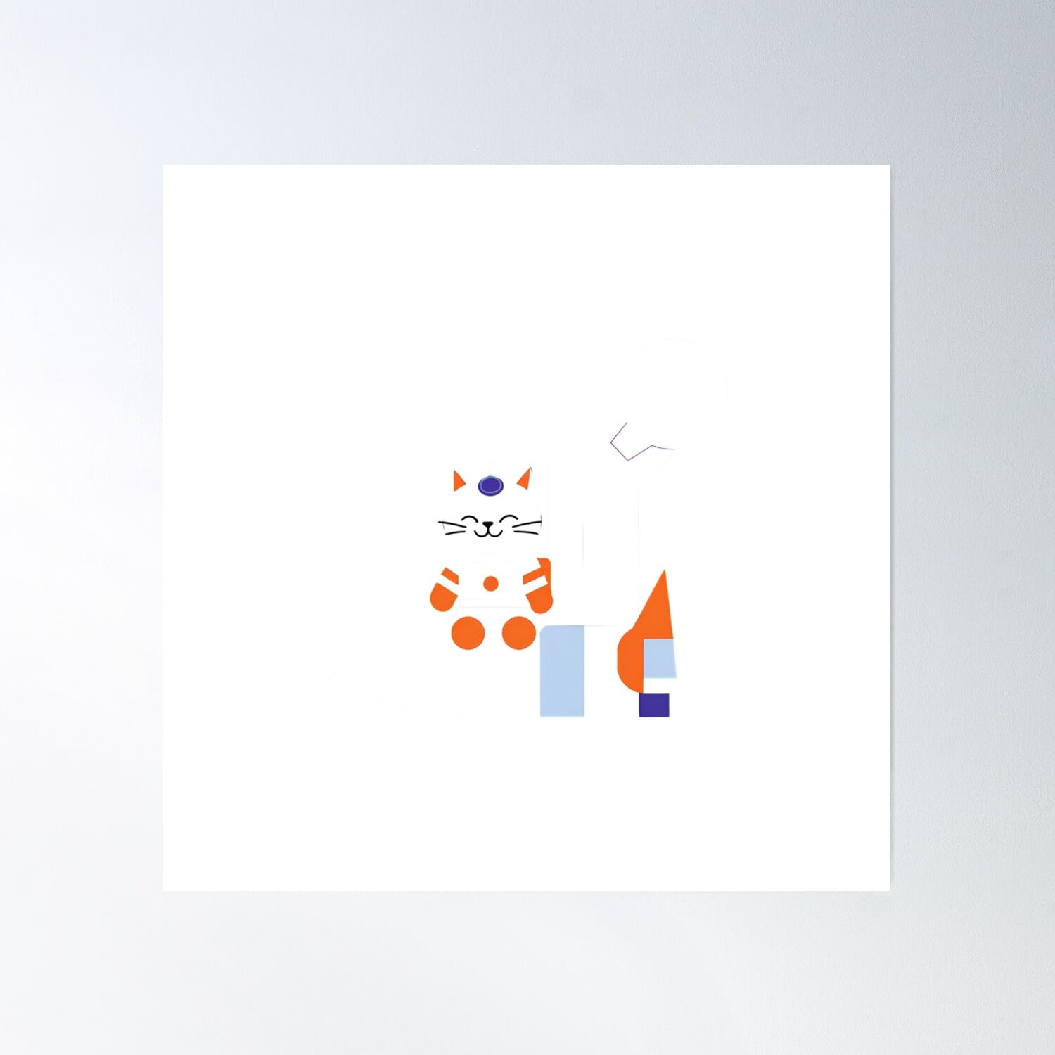 Space Cat Riding A Rocket With "To The Meow-N And Back" Written On It ...