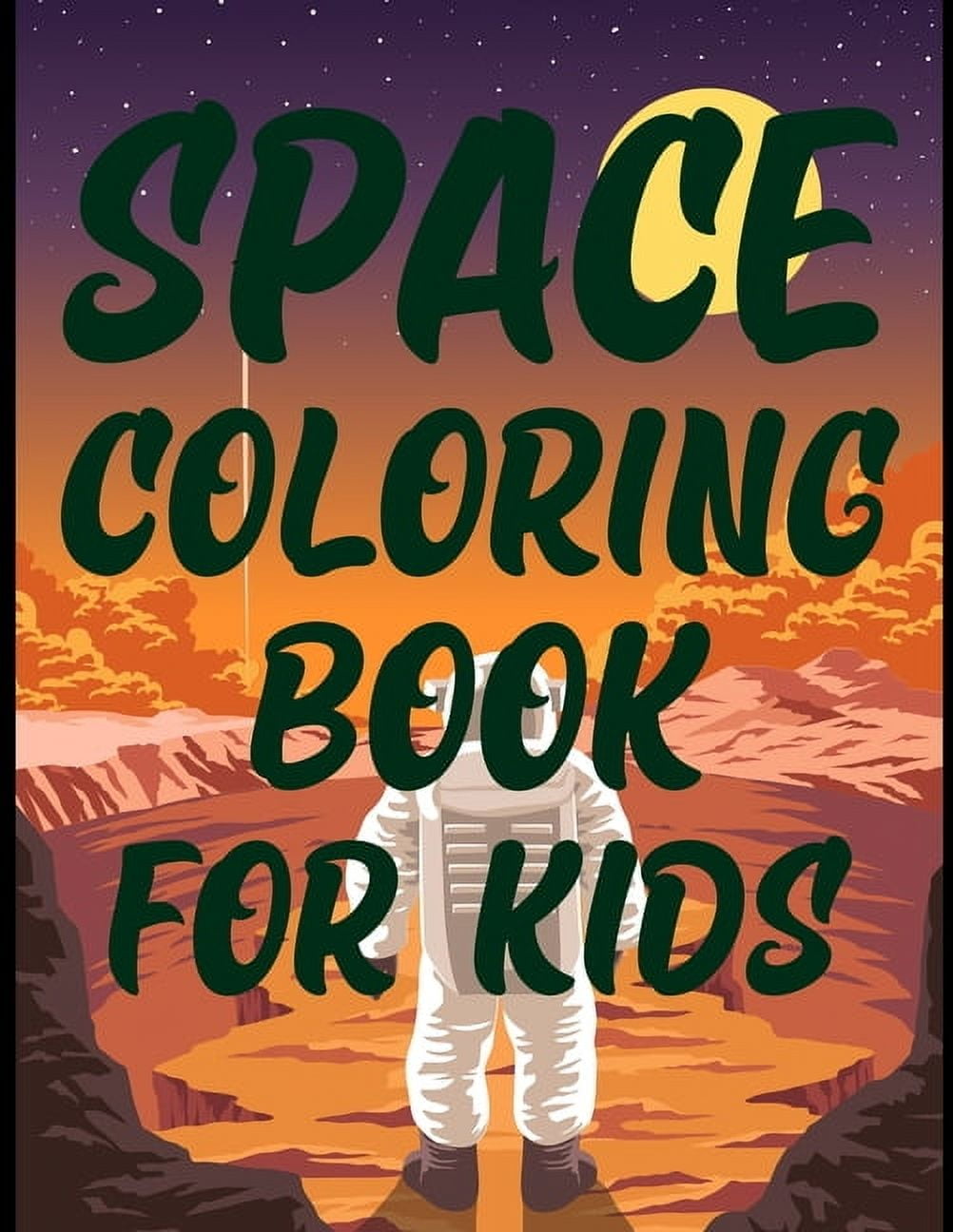 Space Coloring Book For Kids: Earth And Space Coloring Book (Paperback ...