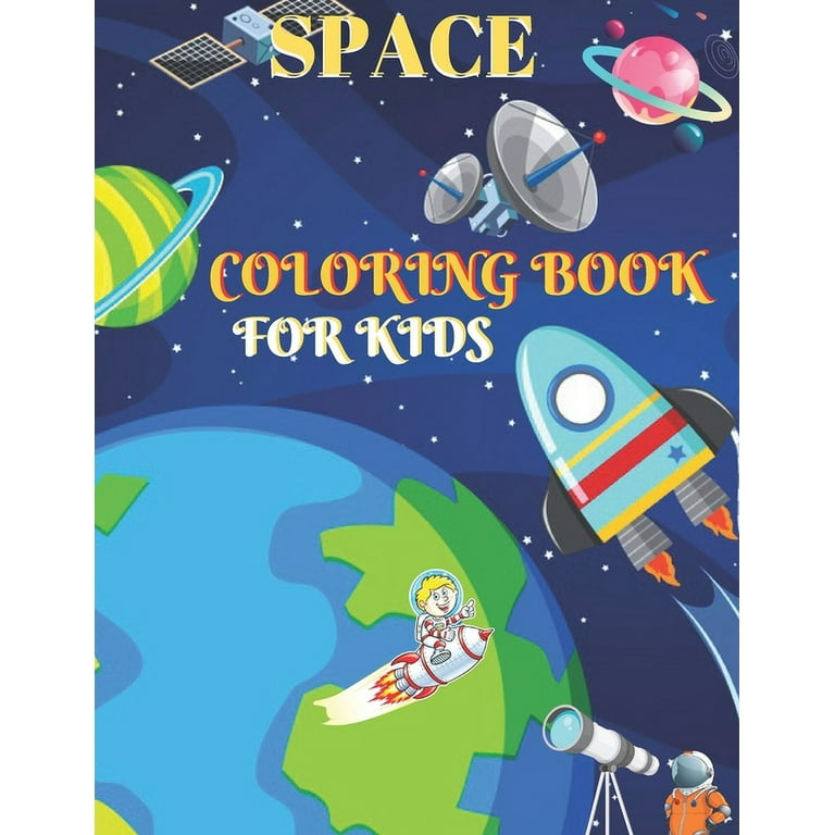 space.rocket coloring book