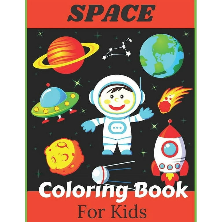 space coloring sheets for toddlers