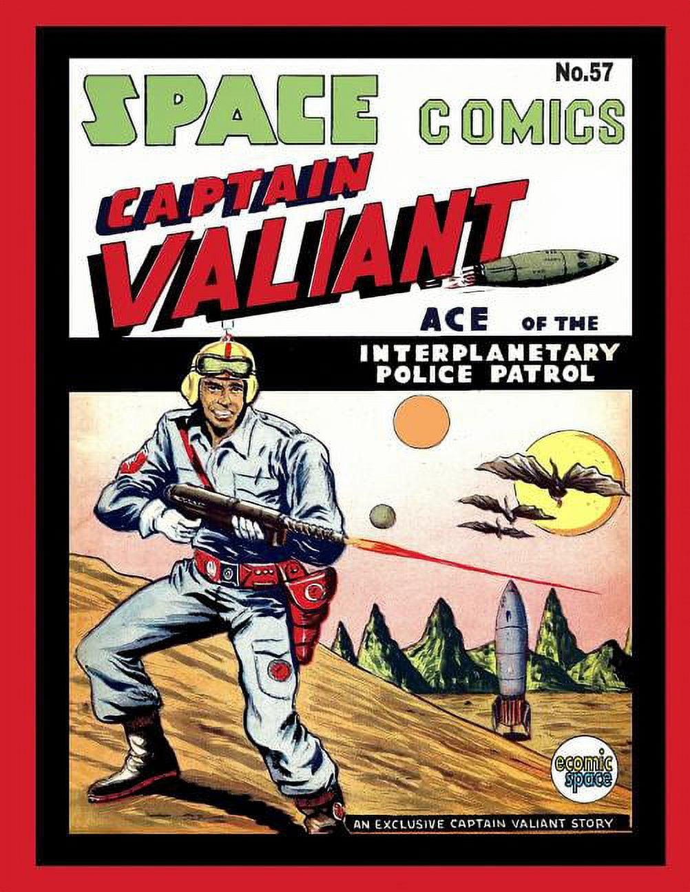 Space Comics #57 : Captain Valiant Ace of the Interplanetary Police ...