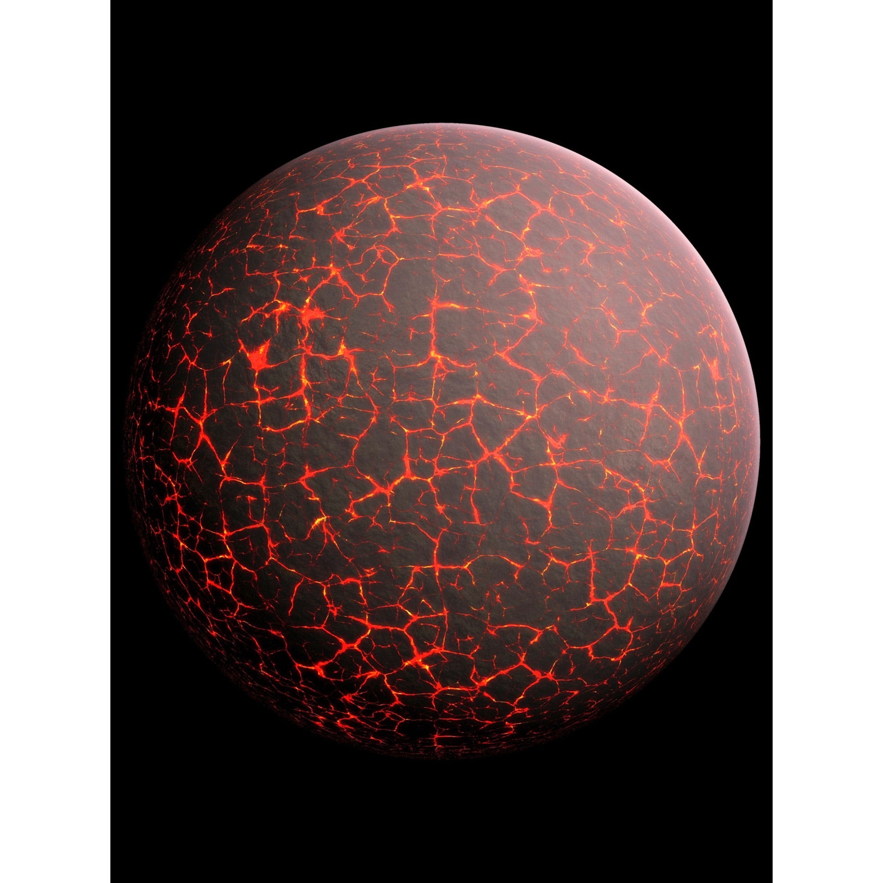 Space Concept Illustration Planet Earth Early Formation Extra Large XL ...