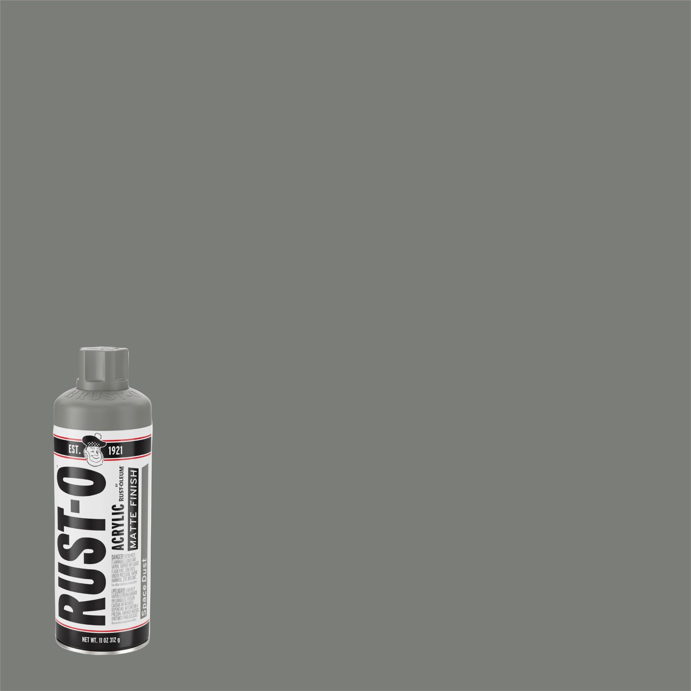 6 Pack, Space Dust, Rust-Oleum Rust-O Acrylic Matte Spray Paint-392223 ...
