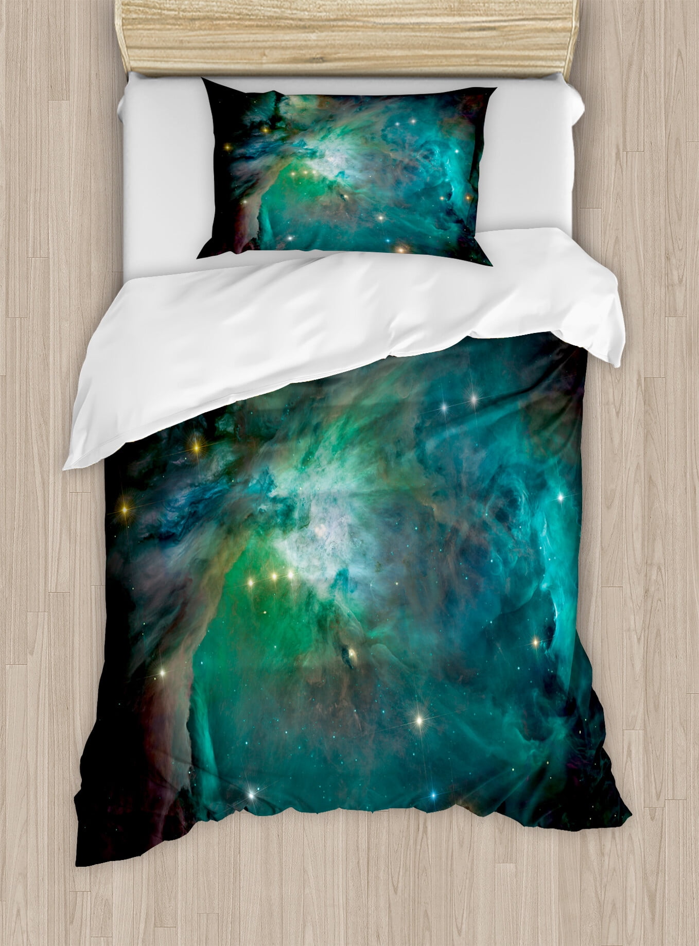 Space Duvet Cover Set, Majestic Orion Nebula Dust Cloud Celestial ...