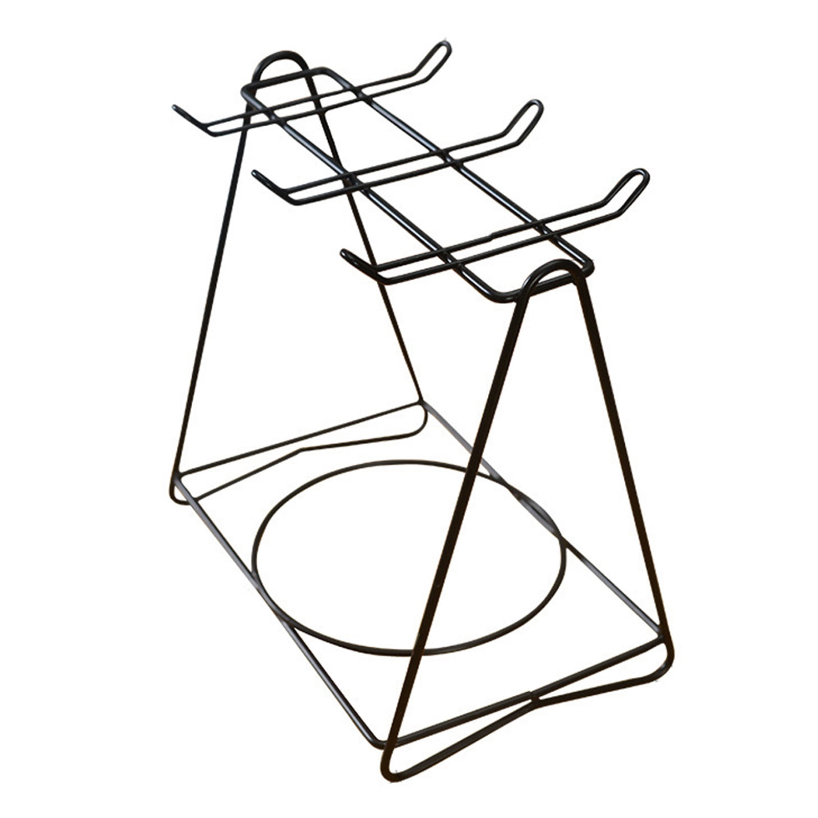 Space Efficient Black Triangles Coffee Cup Stand Craft from Sturdy ...