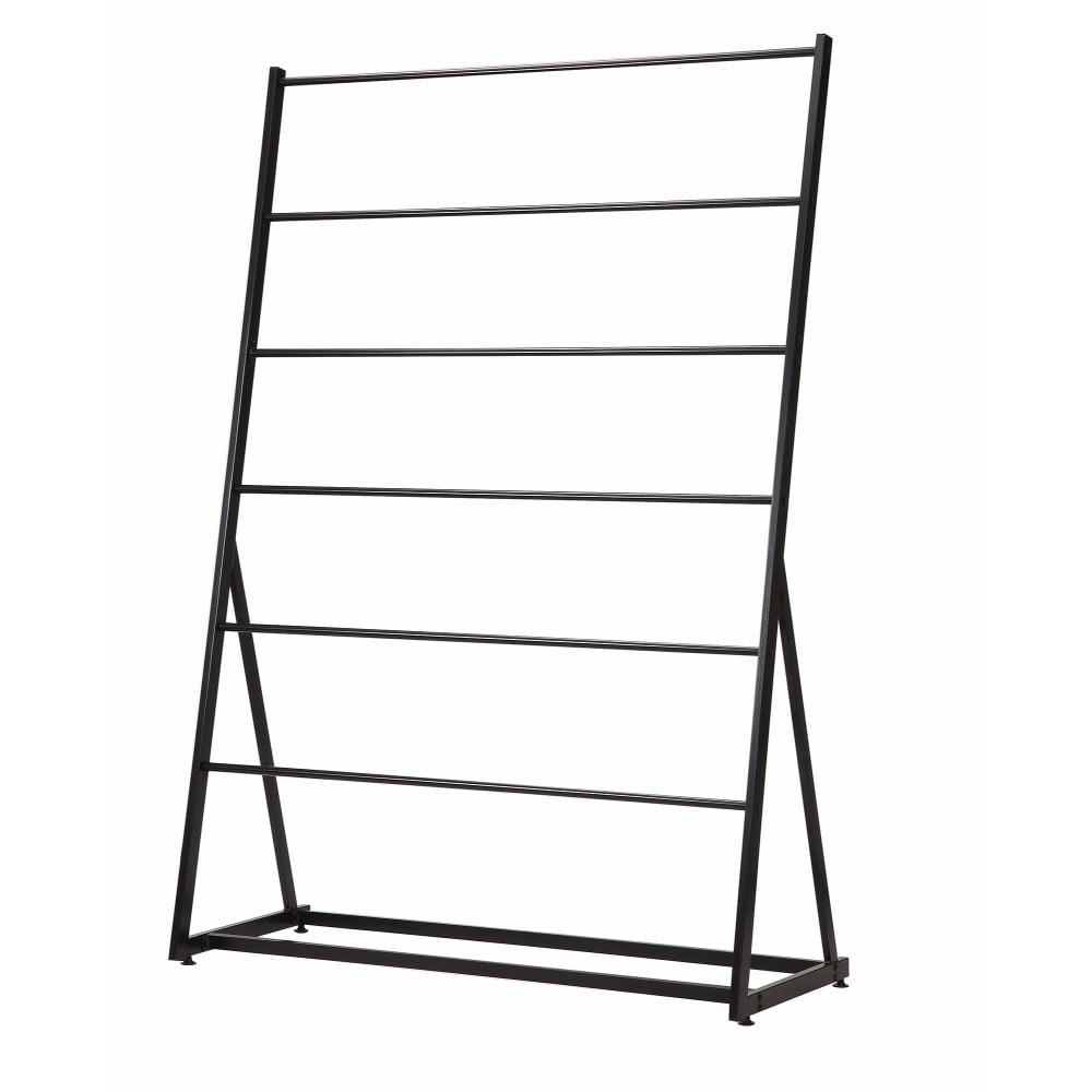 Space Efficient Metal Rug Rack, Black - Walmart.com