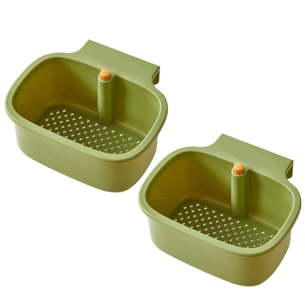 Space Efficient Sink Hanging Basket Food Waste Catcher Easy Setups ...