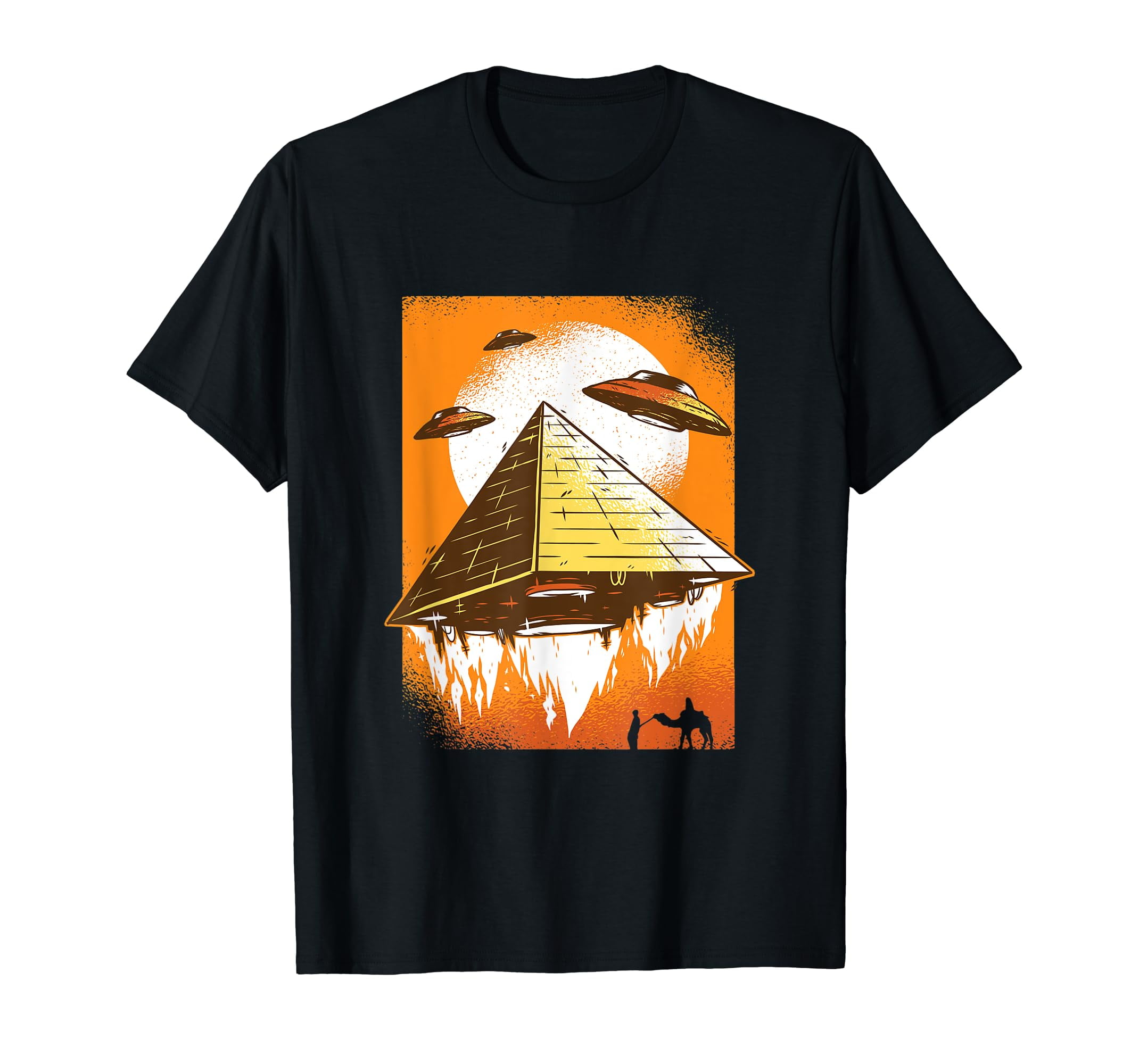 Space Egyptian Pyramid Alien paranormal multiverse Galaxy T-Shirt ...