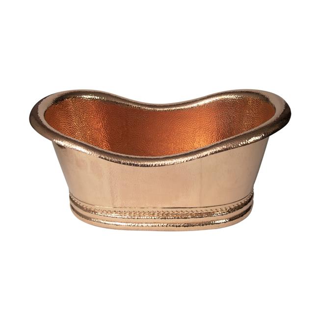 Space Enterprises CS-COO-OVA-TUB-SH 30 in. Oval Tub Shaped Hammered ...