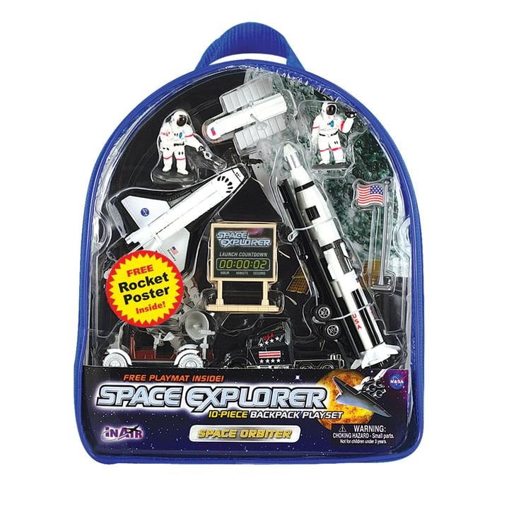 Space Explorer - Space Orbiter Backpack Playset - Walmart.com