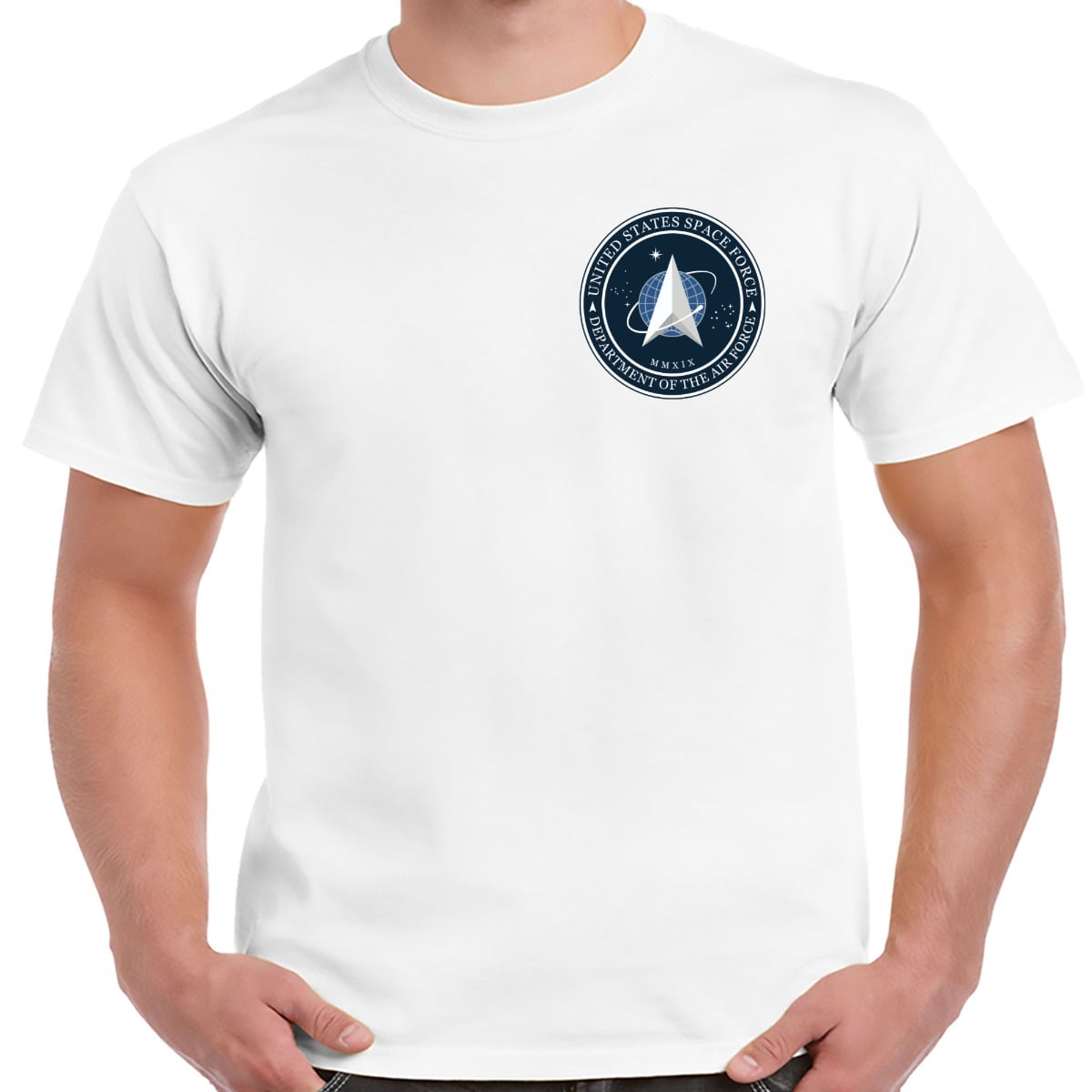 Space Force Chest Logo White Shirt-XXL - Walmart.com