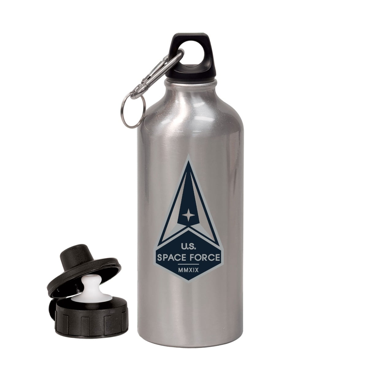 Space Force MMXIX Silver Aluminum Water Bottle - Walmart.com
