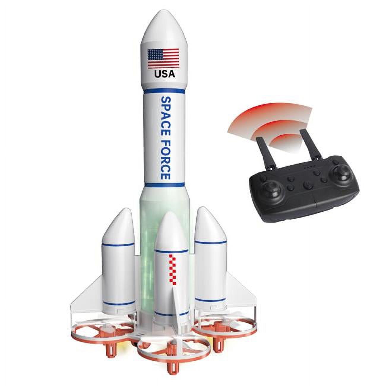 Space Force Rocket Drone Remote Control Toys - Walmart.com