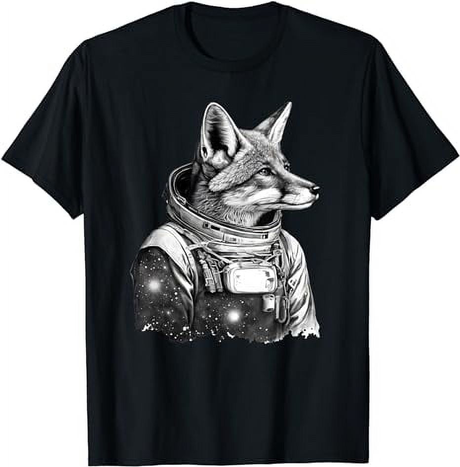 Space Fox Astronaut In The Space Foxes Lovers T-Shirt - Walmart.com