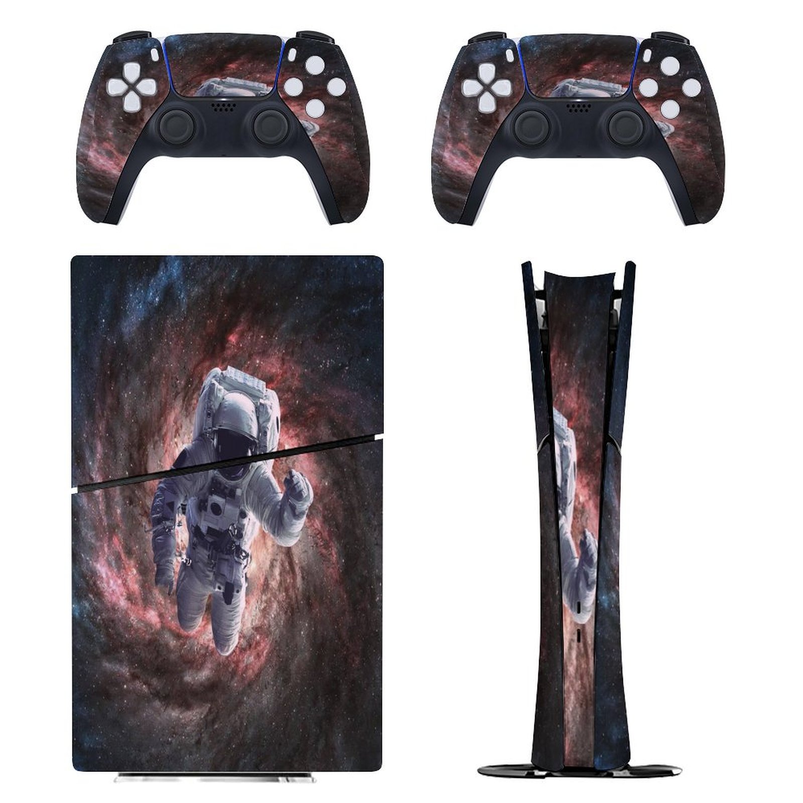 Space Galactic Astronaut PS5/PS5 Slim Digital Disc Skin Sticker For ...