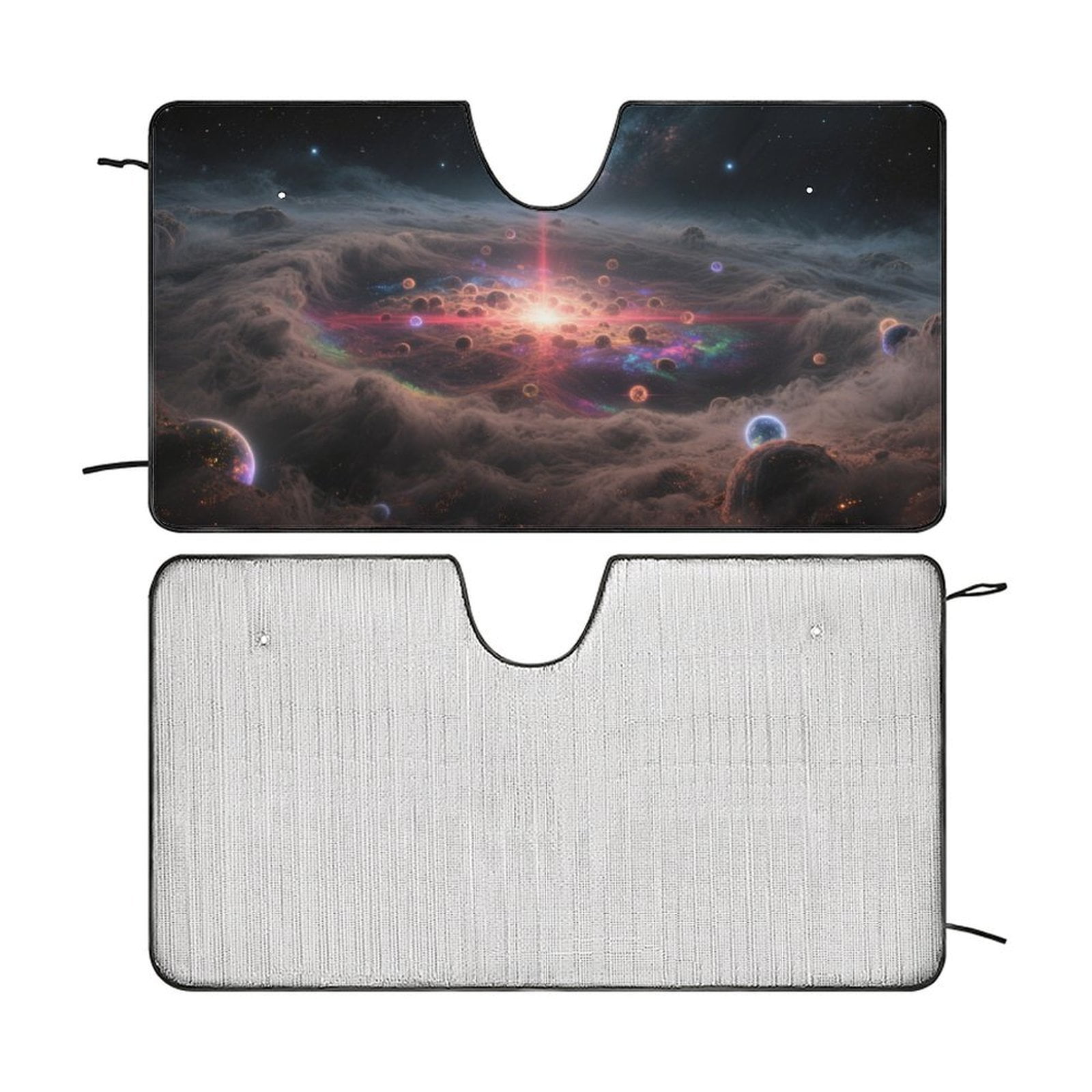 Space Galaxy Car Windshield Sun Shade for Front Window, Sun Protector ...