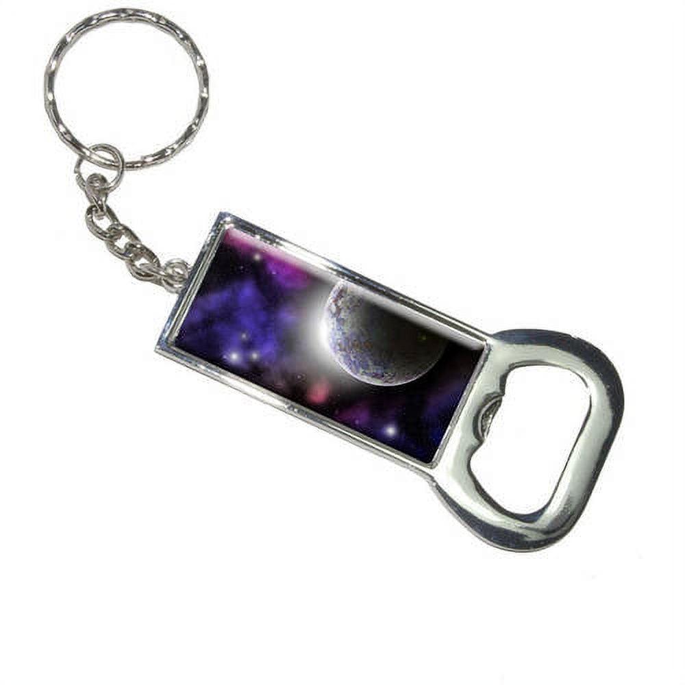 Space Galaxy Planets Stars Keychain Bottle Bottlecap Opener - Walmart.com