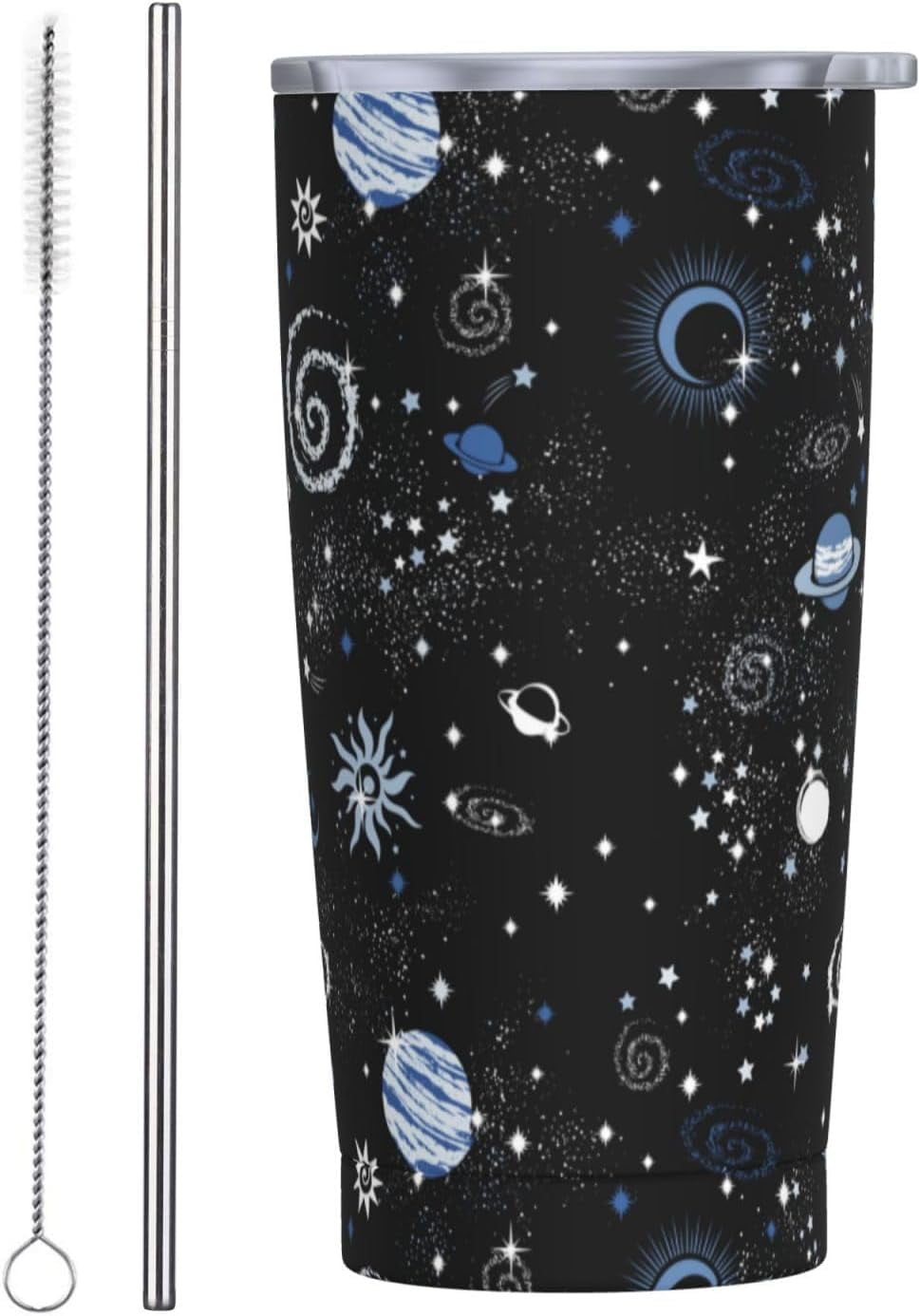 Space Galaxy Tumbler,Galaxy 20oz Stainless Steel Insulated Travel ...