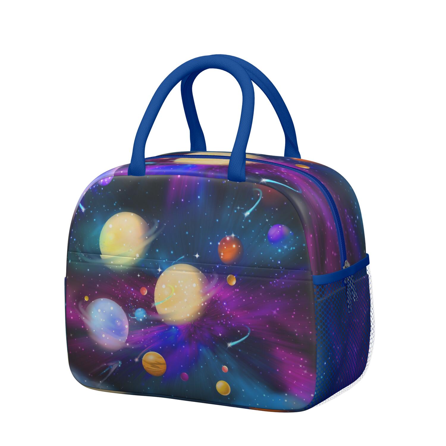 Space Geek Nebula Lunch Tote – Starry Night Outer Space Insulated ...
