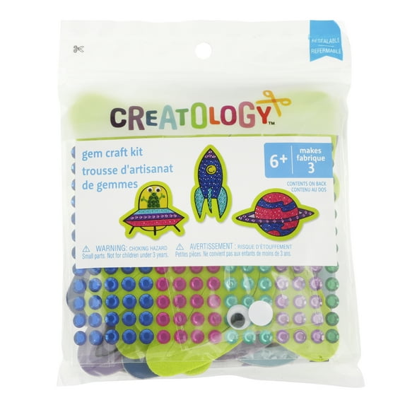 Space Gem Craft Kit by Creatology™ - makes 3 projects - Walmart.com