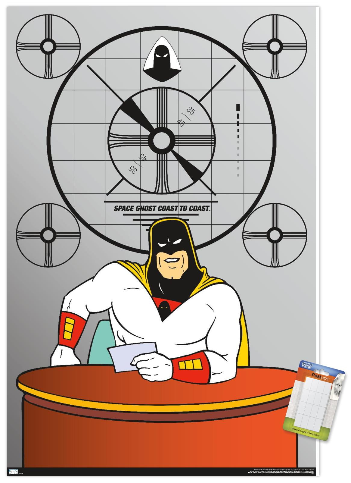 Space Ghost Coast to Coast - Desk Wall Poster, 22.375" x 34" - Walmart.com