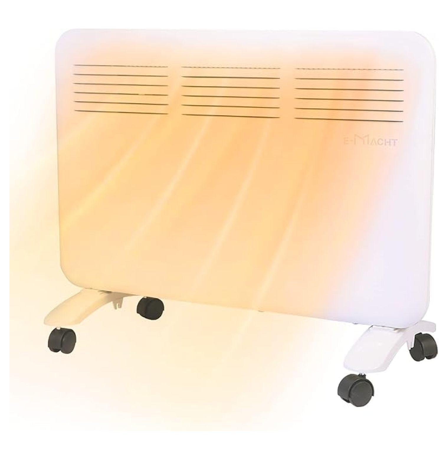 Space Heater, 1000W Convection Panel Heater, Wall Mounted/Freestanding ...