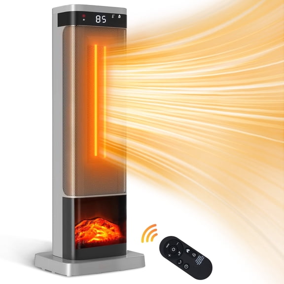 CONCETTA 1500W Wall Mounted Space Heater, Electric Indoor Heater with ...