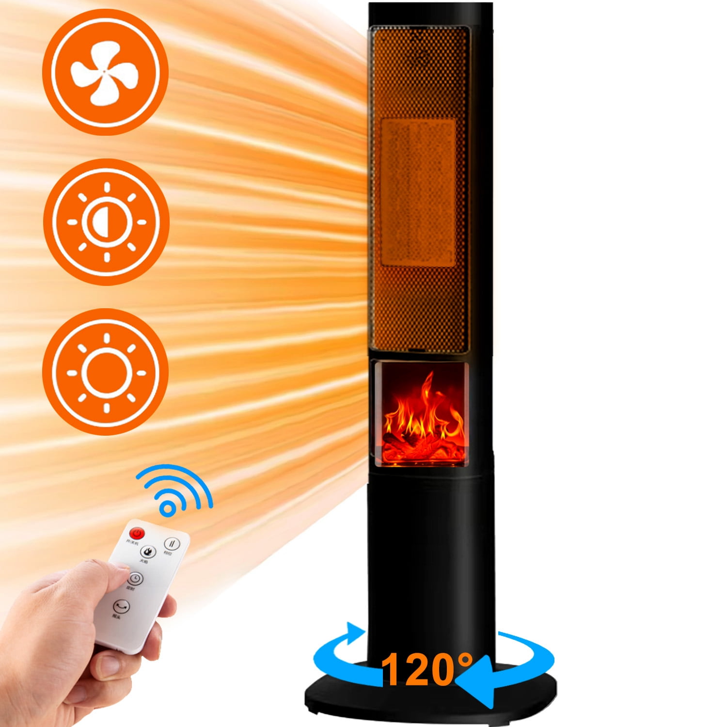 Customer reviews for Space Heater, 37" 1500W Electric Tower Heaters ...