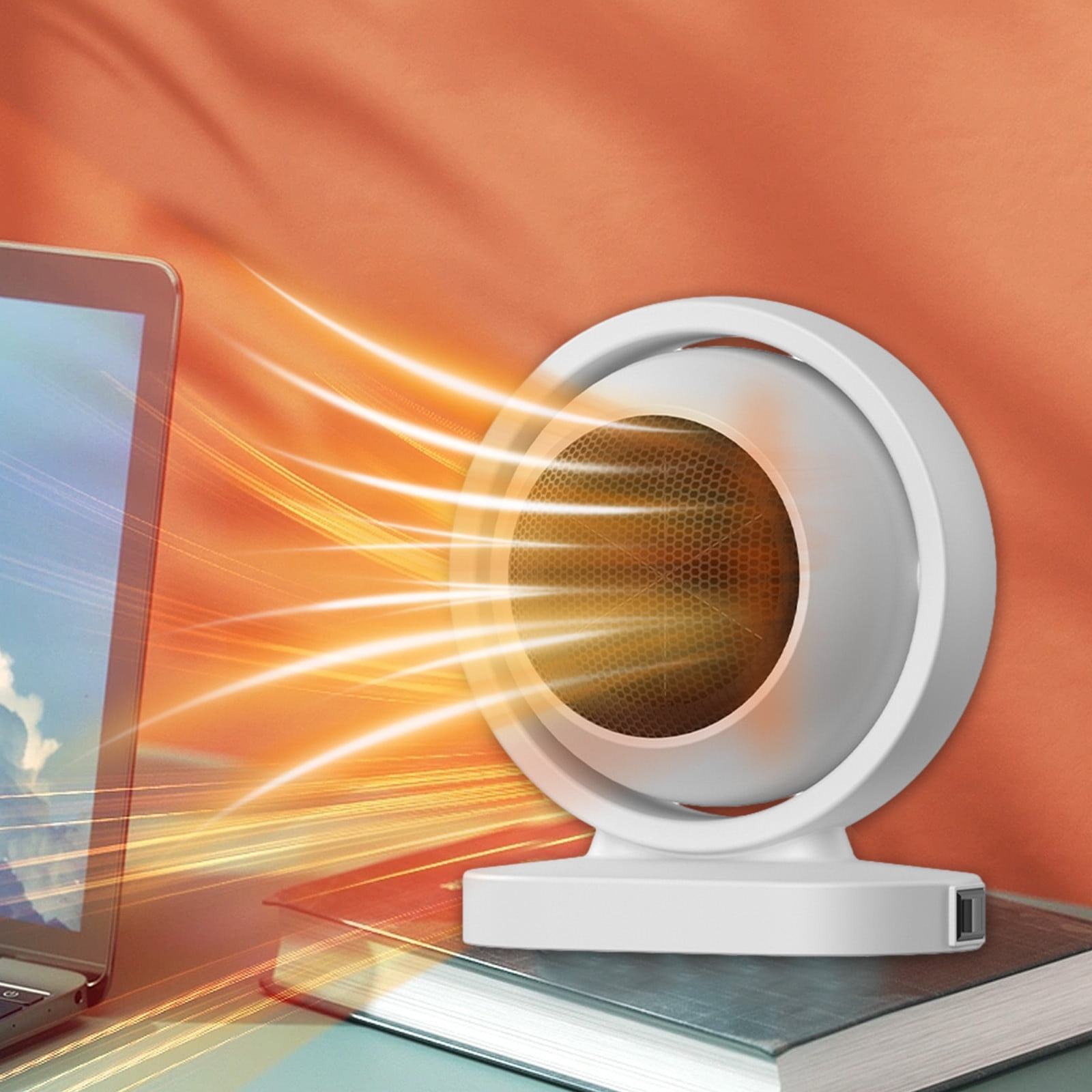 Space Heater, 380W Portable Electric Heaters for Indoor Use with Thermostat, Oscillation and ...