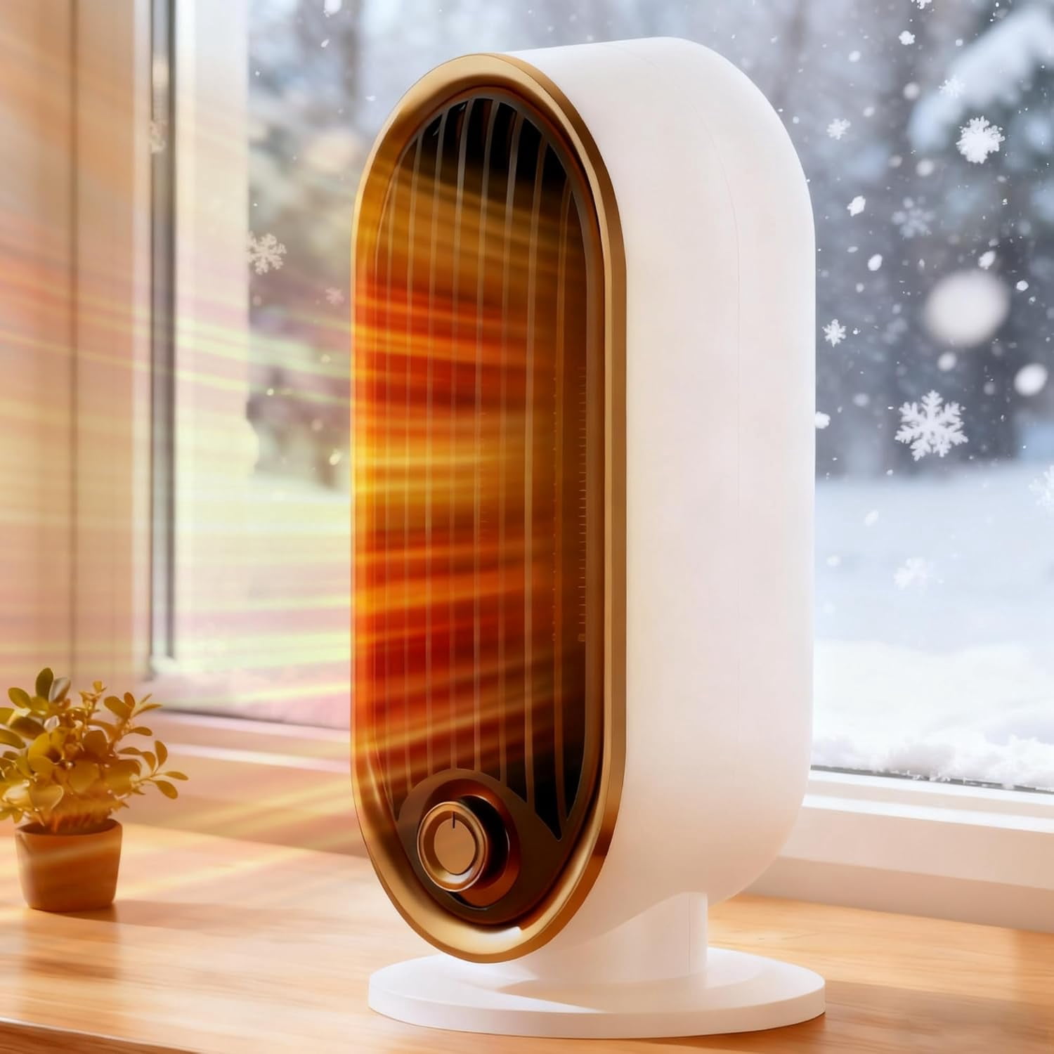 Space Heater, 800 Watts Space Heaters for Indoor Use, Tip-Over ...
