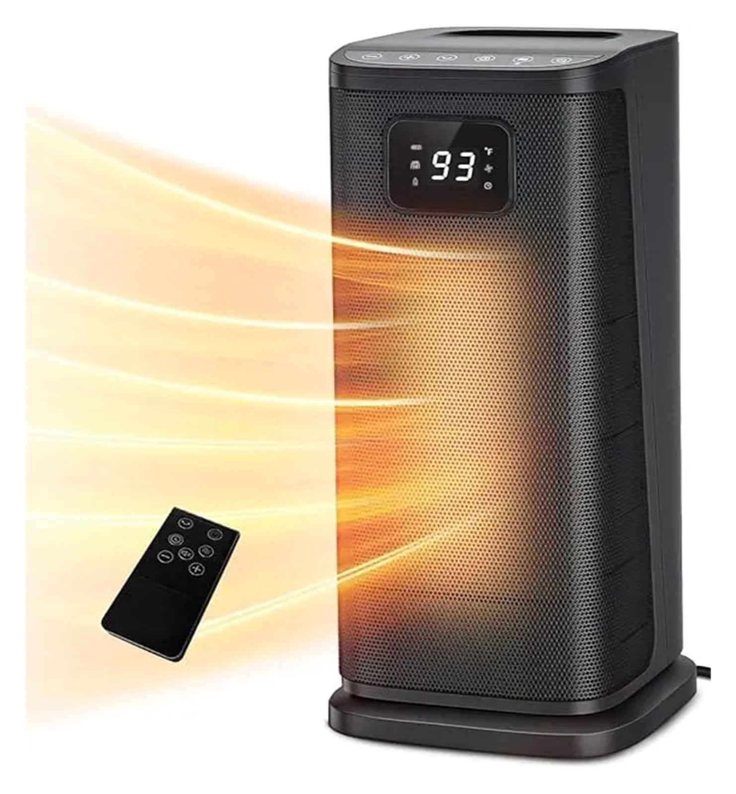 Space Heater For Indoor Use, 1500W Electric Portable Tower Heater W ...