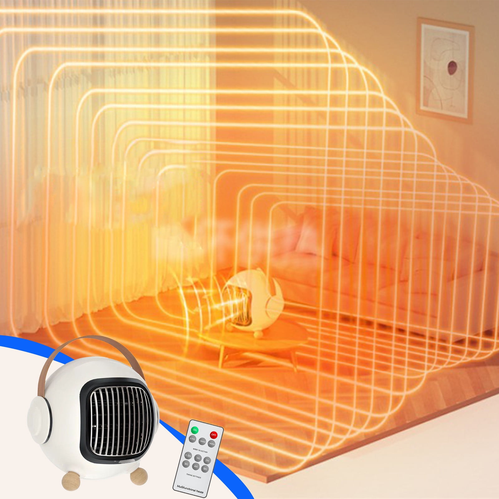 Space Heater Indoor, 2 in 1 Hot and Cold, 800W Portable Heaters for ...