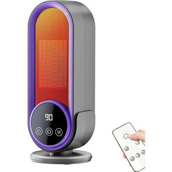Space Heater Indoor - Energy Efficient Portable Heater with Adjustable ...