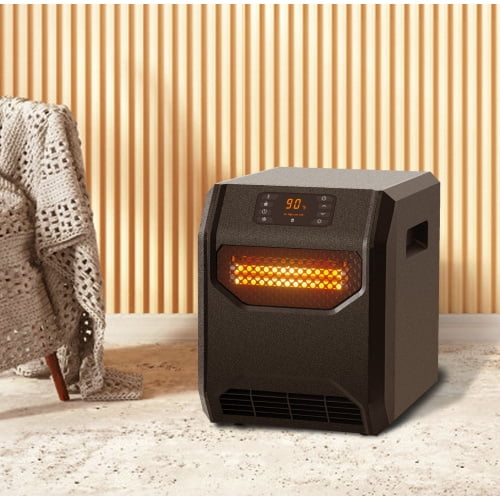 Space Heater for Indoor Use, 1500W Electric Infrared Heater with ...