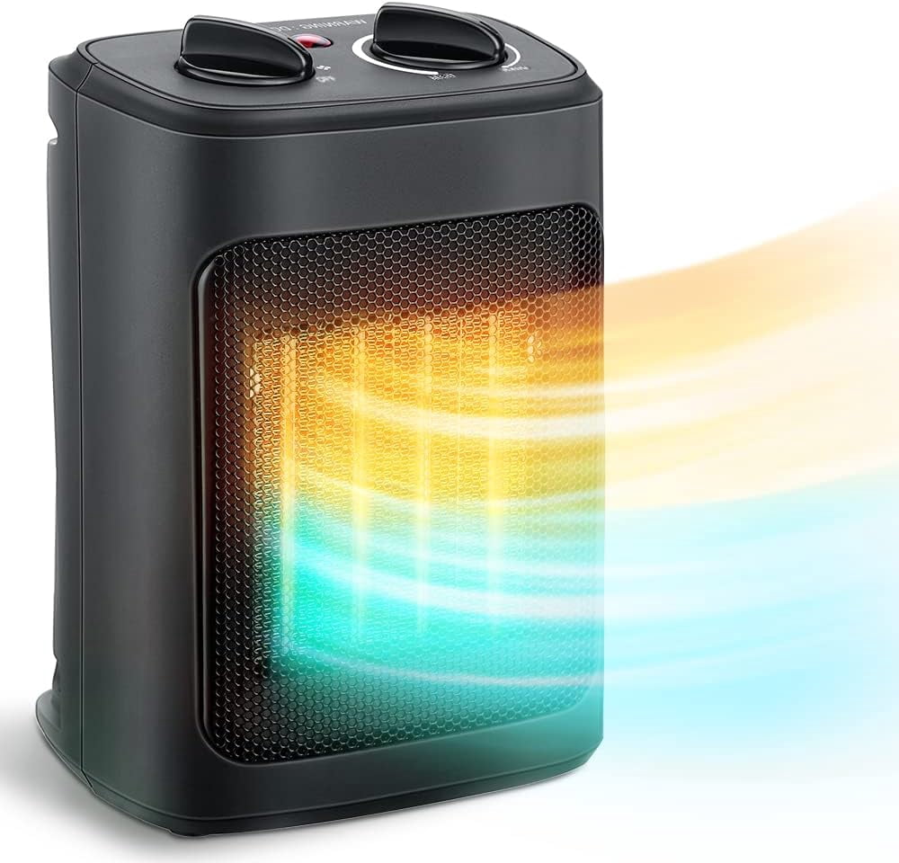 Space Heater for Indoor Use, 1500W Electric Portable with Adjustable ...