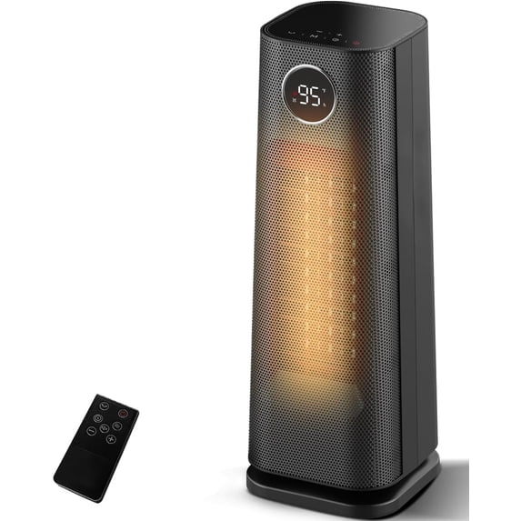 Space Heater for Indoor Use, 1500W Electric & Portable Ceramic Heaters ...