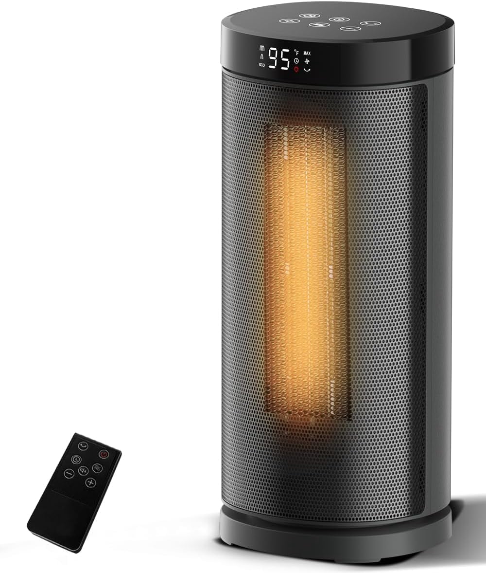 Space Heater for Indoor Use, 1500W & Portable Ceramic Heaters with 80 ...