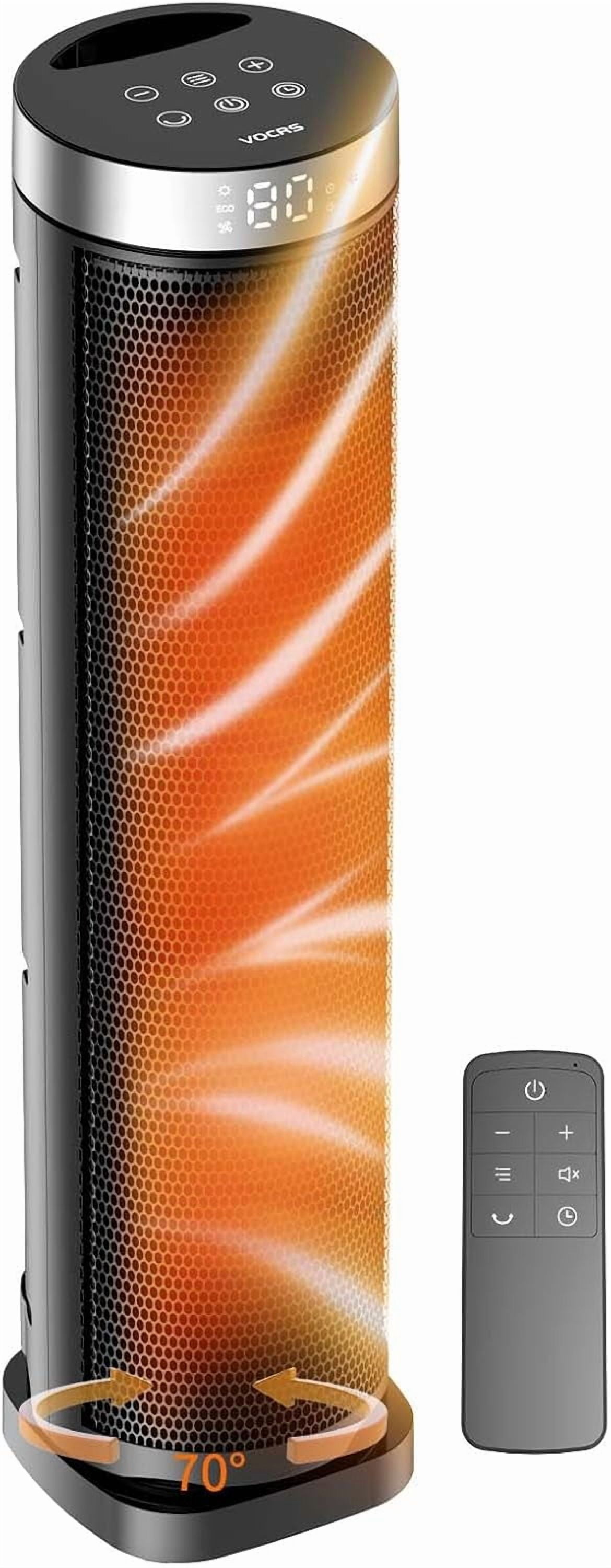 Space Heater for Indoor Use with Remote - 70° Oscillating Tower ...