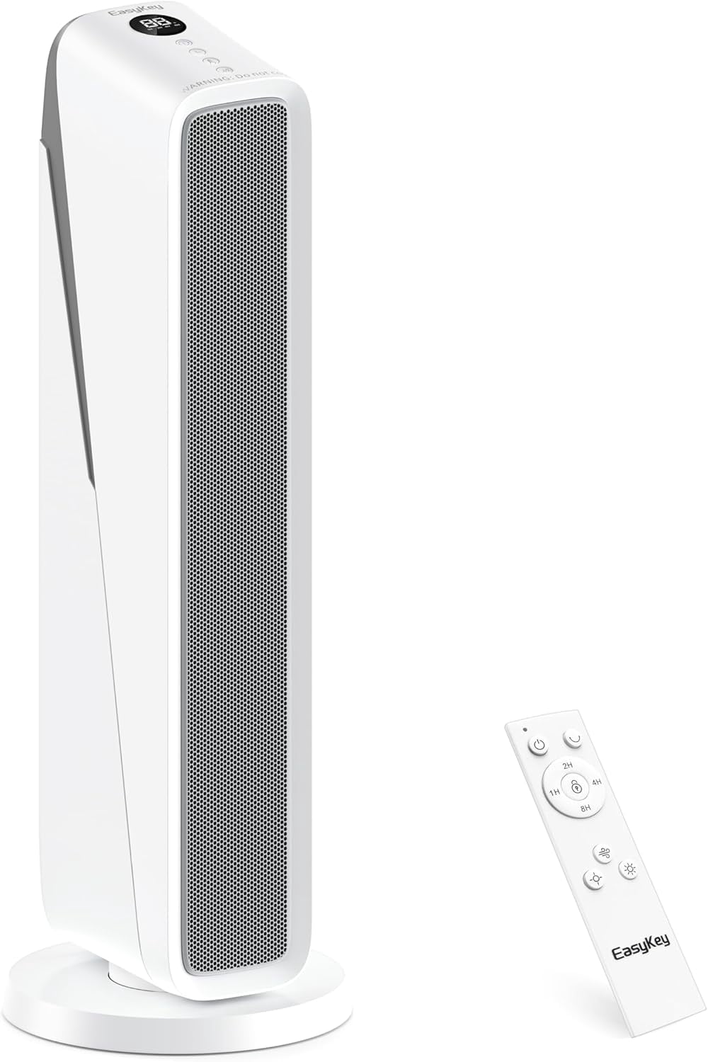 Space Heater for Large Rooms, 24-Inch Electric Indoor Heater, 1500W ...