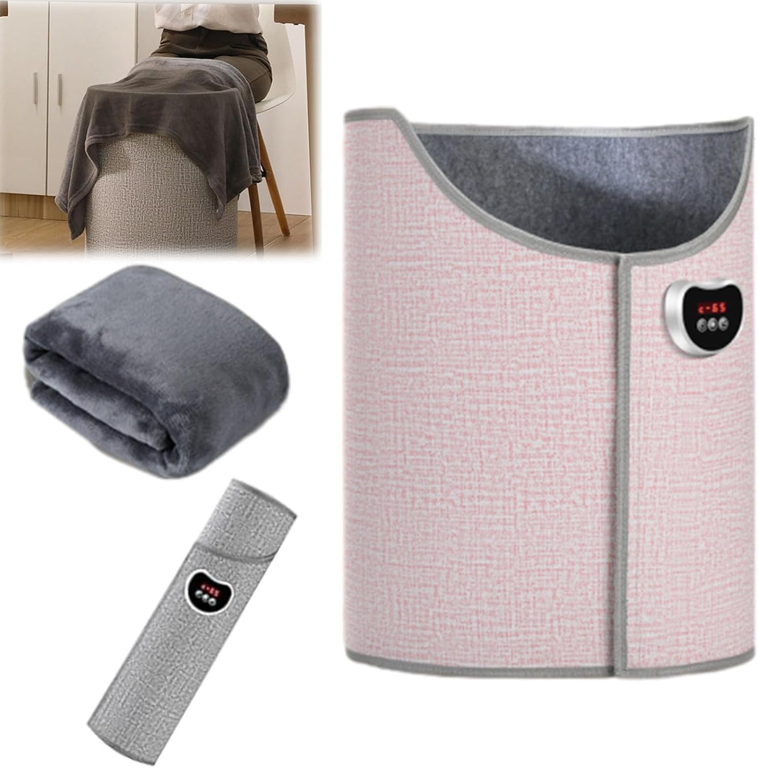 Space Heater Mat, Under Desk Space Heater Mat, Quiet Electric Spaces ...
