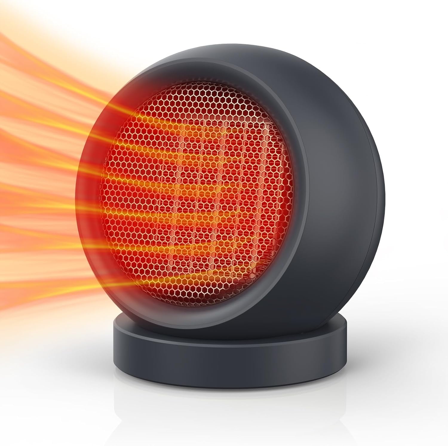 Space Heater,PTC Ceramic/Portable Electric Desktop Heater High Output ...