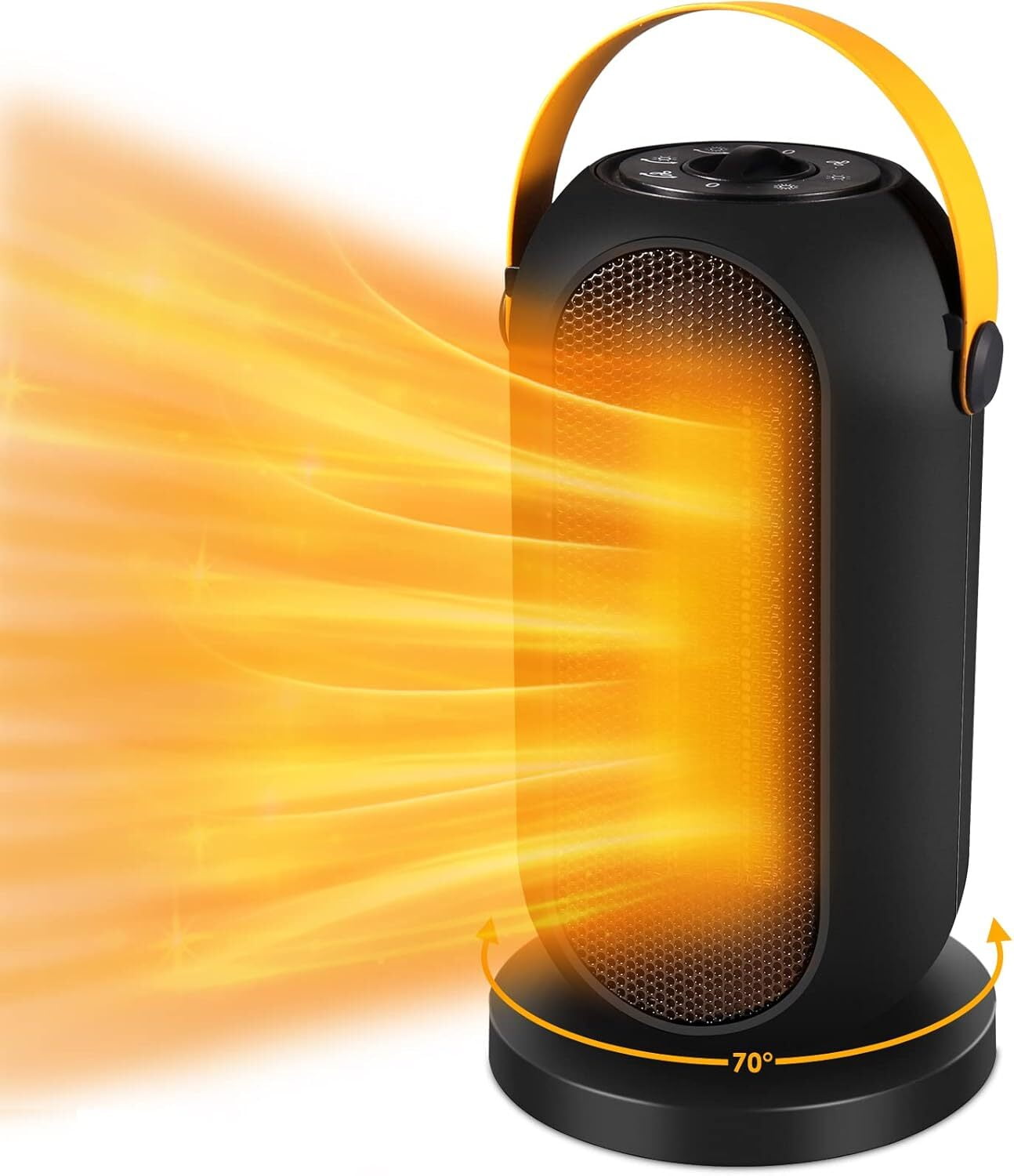 Lieberwell Space Heater, Portable Ceramic Heater, 1200W Quiet ...